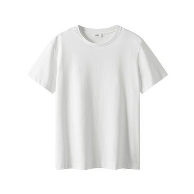 440ME女装 经典圆领正肩微宽松直筒休闲百搭纯棉短袖T恤FCSS0059J