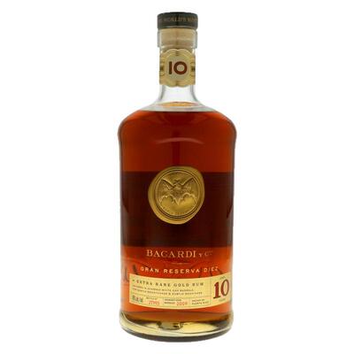 欧洲直邮bacardi百加得10年威士忌40%1L美国原装进口洋酒新款