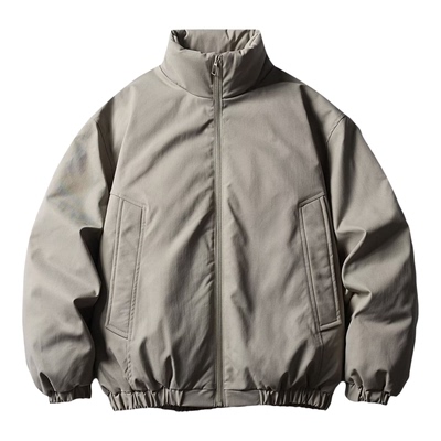 情侣棉服男女ins 港风拉链新款小众立领设计感宽松棉衣面包服外套