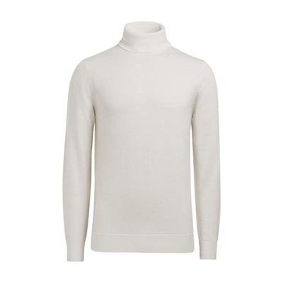 Suitsupply米白色羊毛高领毛衣