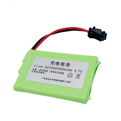 523450 600MAH铝电池 玩具越野车机器人四驱车3.7V聚合物锂电池