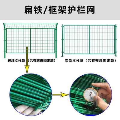 框架护栏光伏保税区水库围栏防护网高速公路刺监狱护栏网铁丝网绳