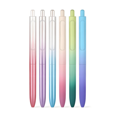 点石速干按动0.5黑色中性笔