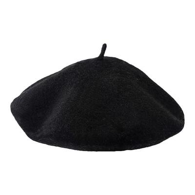 秋冬保暖爆款羊毛呢显脸小画家帽