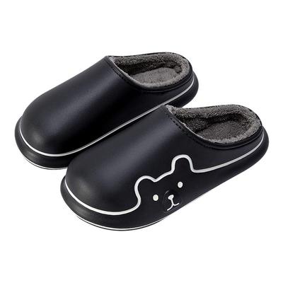 防水棉拖鞋男款秋冬天保暖防污
