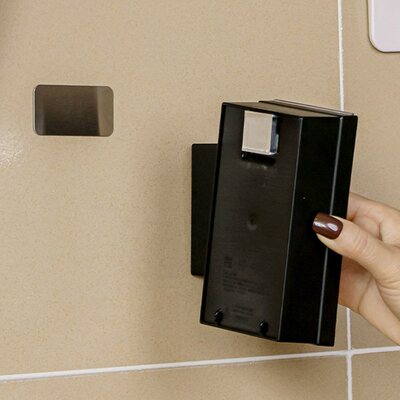 透明翻盖磁吸壁挂小整理棉物绳收纳盒卫浴签发首饰墙壁收纳盒归类