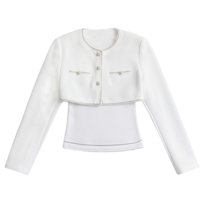 FragileHeart千金风针织两件套女