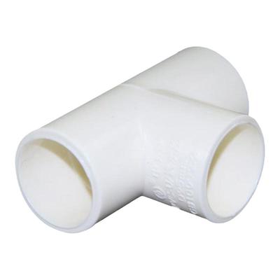 三通PVC给水管中财白色胶粘三通