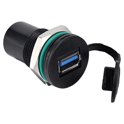 欧式USB转接FUZUKI富崎带防尘盖