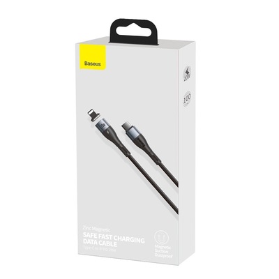 倍思数据线适用苹果1米20W磁吸