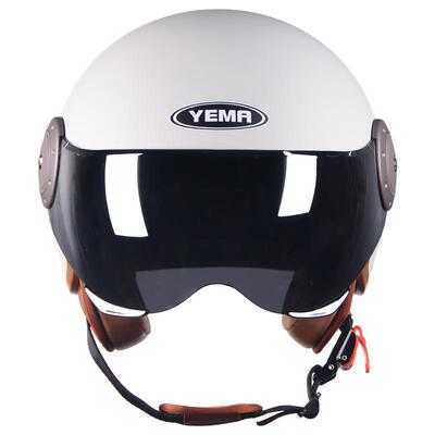 野马复古电动车头盔四季通用