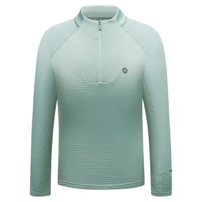 必迈男女保暖半拉链长袖V4