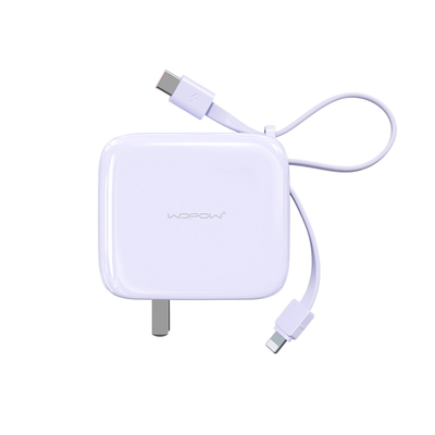 【香菇超级年货节】可登机WOPOW沃品小方糖三合一充电宝带插头自带线快充大容量10000毫安小巧便携迷你D