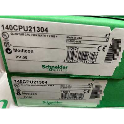 议价施耐德PLC模块140CPU21304全新现货