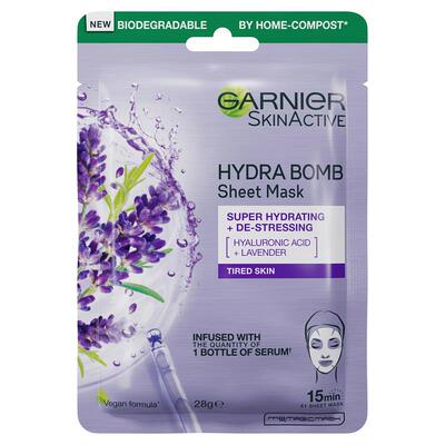 Garnier卡尼尔玻尿酸+薰衣草面膜