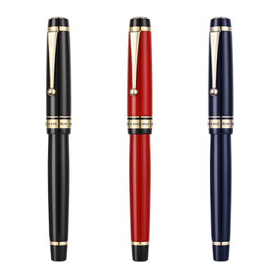 【生日礼物-顺丰包邮】日本Pilot百乐845钢笔大型18K双色笔尖硬橡胶生漆朱漆成人练字送礼书写用FKV-5MR金笔