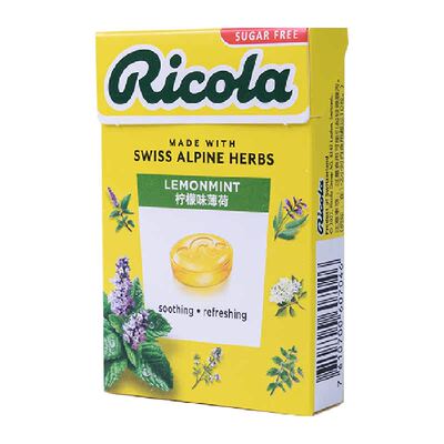 无糖糖果进口瑞士利口乐柠檬薄荷