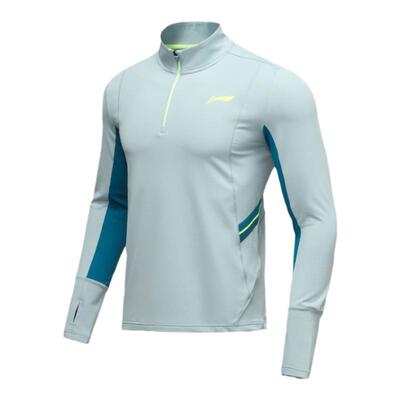 李宁正品男子跑步系列长袖T恤