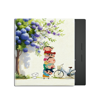 适用文石leaf5蜡笔小新3卡通poke6潮5s小白马p6pro小彩马阅读器tab8c磁吸Note电子书BOOX保护套电纸书保护壳