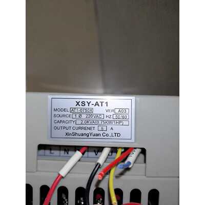 议价XSYAT1变频器AT10750X0.75KW单相维修