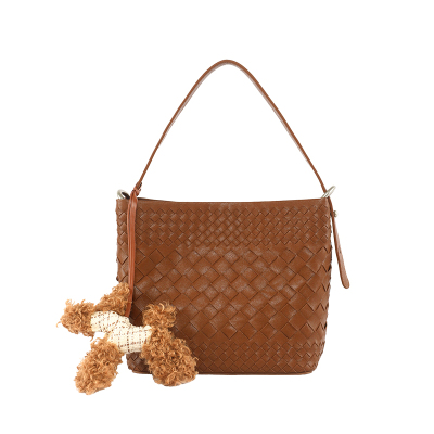 MAGNOLIA曼歌妮新款编织水桶包