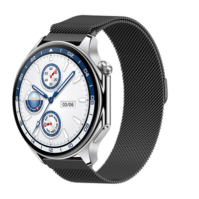 适用于oppowatchX2/watchs米兰磁吸表带4pro/Sport金属腕带OnePlusWatch2R智能运动一加手表2男女替换表链