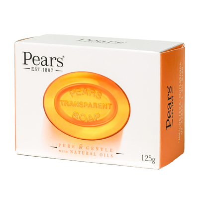 Pears梨牌琥珀橙精油水晶皂正品