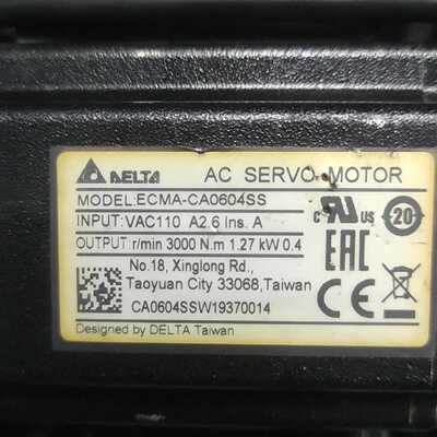议价台达伺服电机 ECMA-CA0604SS，0.4kW，110
