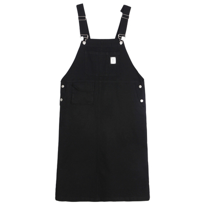 韩系洋气宽松显瘦背带连衣裙秋冬