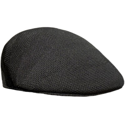 贝雷帽鸭舌帽女针织透气薄款前进