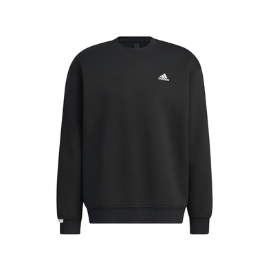 阿迪达斯加绒加厚情侣套头卫衣