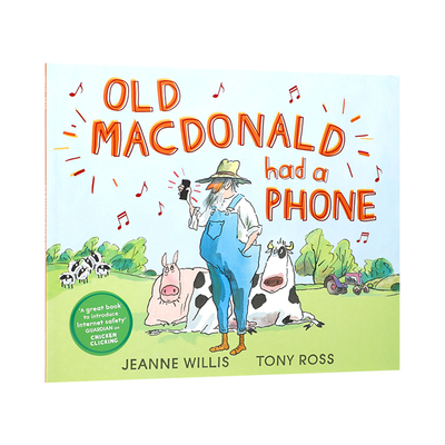英文原版 老麦克唐纳有一部电话 Old Macdonald Had a Phone 儿童良好行为习惯养成绘本 亲子读物 英语启蒙早教认知图画书