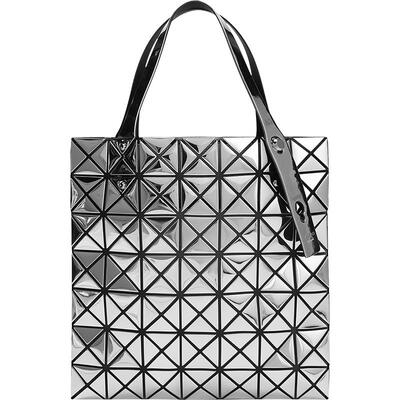 【自营】Issey Miyake/三宅一生女士PVC单肩包BB18 AG122时尚银色