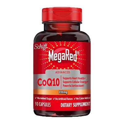 美国原装进口MegaRed脉拓官方正品辅酶q10高含量熬夜守护心脏90粒