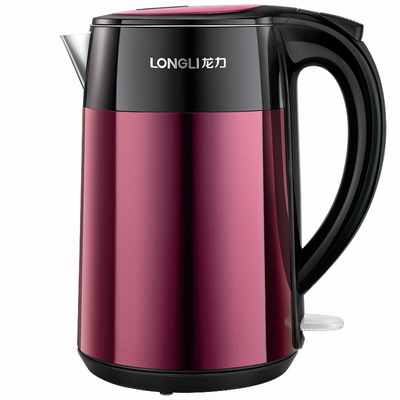 龙力304钢2.5升大容量恒温电水壶