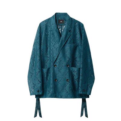 HARE夹克衫男2025夏季新款时尚镂空气质日系西装长袖外套109123