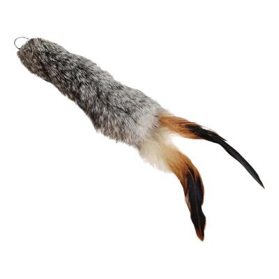 咪奥嘟真兔毛羽毛耐咬解闷逗猫棒