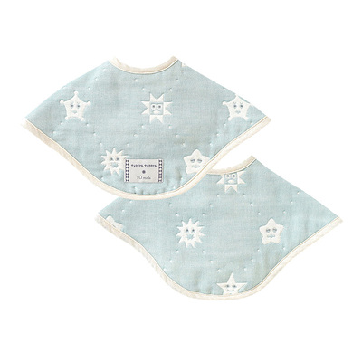 日本进口六层纱布拍嗝巾围嘴