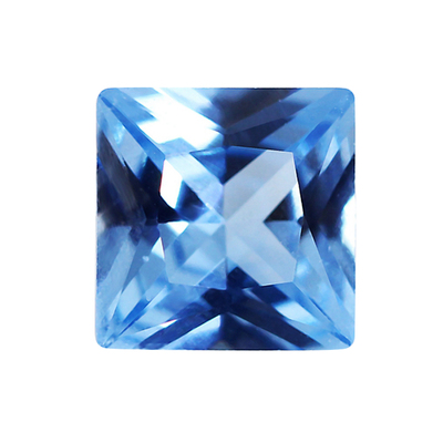 diy戒指吊坠海蓝尖晶宝石