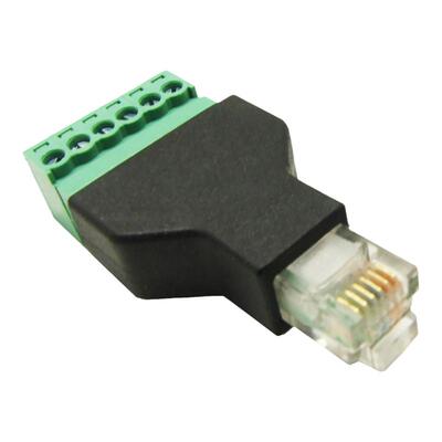 UEDHSEN转接头RJ12转6PIN