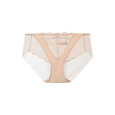 安莉芳无痕内裤女低腰网纱三角裤