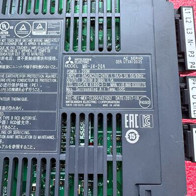 议价Disassembled Mitsubishi Driver Mr-J4-20A Used  Properly