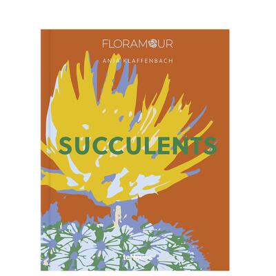 【预售】多肉英文摄影综合作品进口原版外版书精装14岁以上【Floramour】Succulents Anja Klaffenbach teNeues