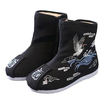 儿童汉服鞋福源详保暖加厚