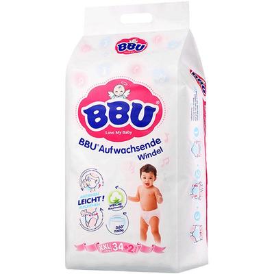 bbu薄云xxl码36片婴儿学步裤
