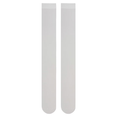 roji80D天鹅绒显瘦过膝袜白丝