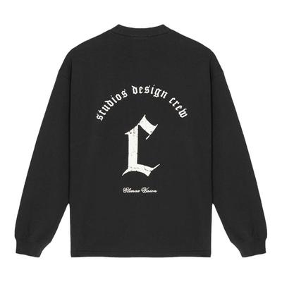 CLIMAXVISION做旧印花C字母长袖