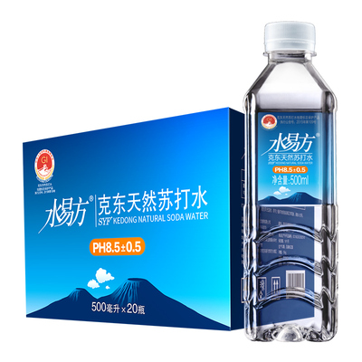 克东天然苏打水500ml*20瓶无添加
