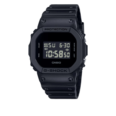 卡西欧暗夜小方块防水防震多功能运动手表送礼好物DW-5600UBB-1DR