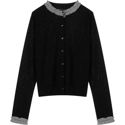 LAGOGO小香风显瘦柔软针织开衫